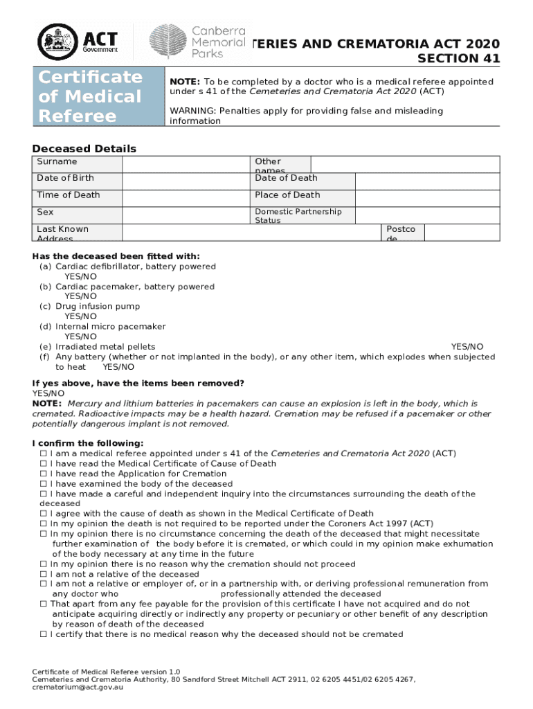 Certificate-of-Medical-Referee.docx Doc Template | pdfFiller