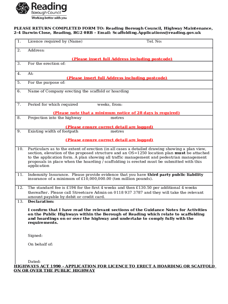 VEHICLE CROSSING / DROPPED KERB APPLICATION ... Doc Template | pdfFiller