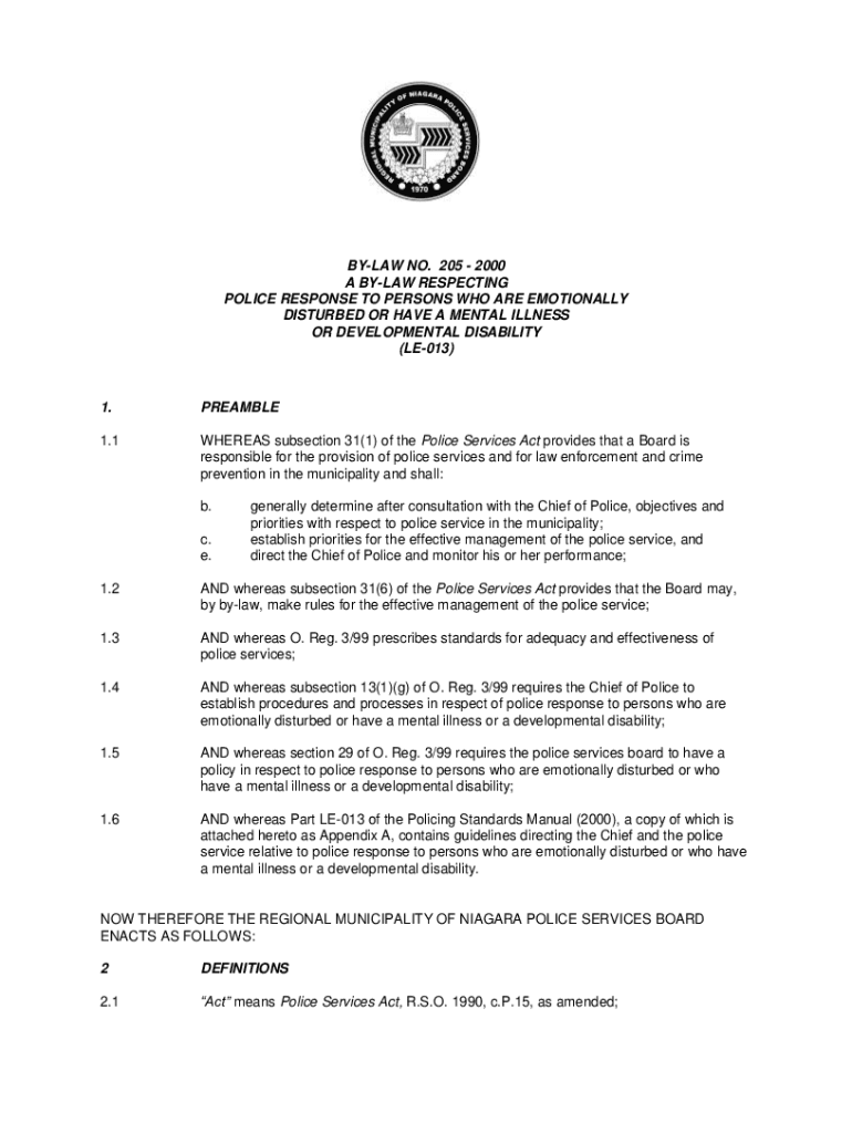 Fillable Online Section 100. Duties of police officers in respect of ...