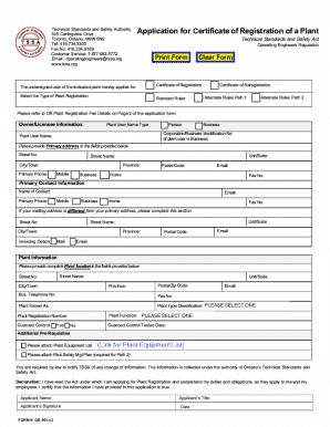 Fillable Online Application for Registration of a Plant (PR) Form ...