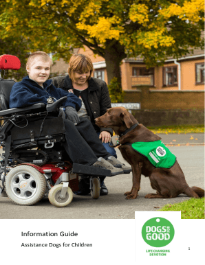 Fillable Online Service Dog Certification and Regulations in Canada Fax ...