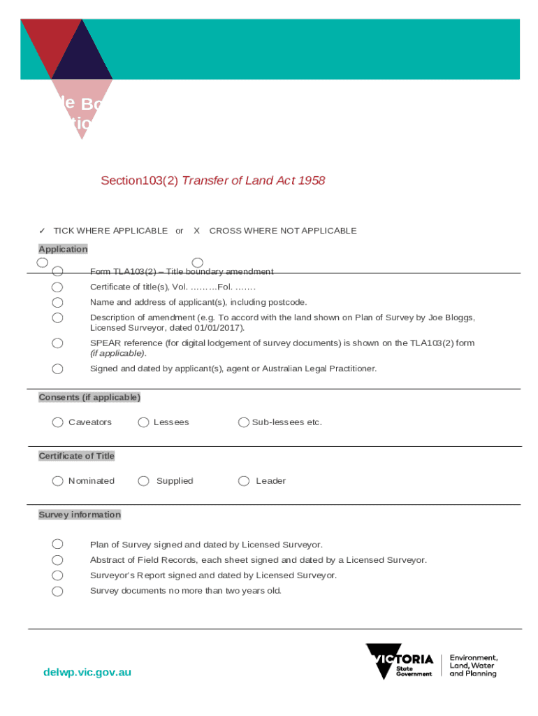 What Is A Section 103 Application? Doc Template | pdfFiller