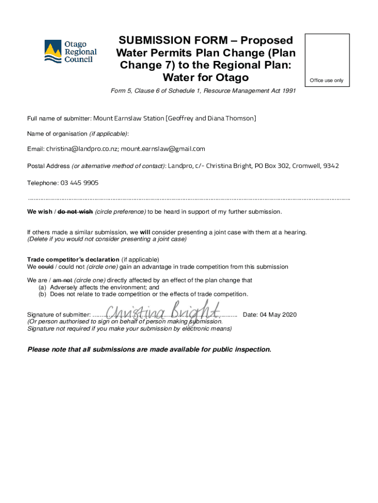 Fillable Online SUBMISSION FORM Proposed Fax Email Print - pdfFiller