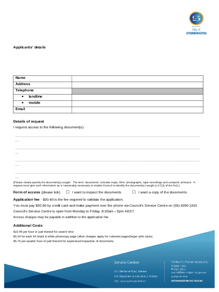 freedom-of-ination-request-- ... Doc Template | pdfFiller