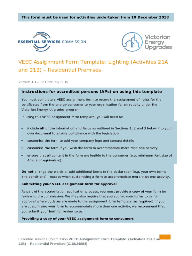 VEEC Assignment Template: (Activities 21A and 21B) Doc Template | pdfFiller