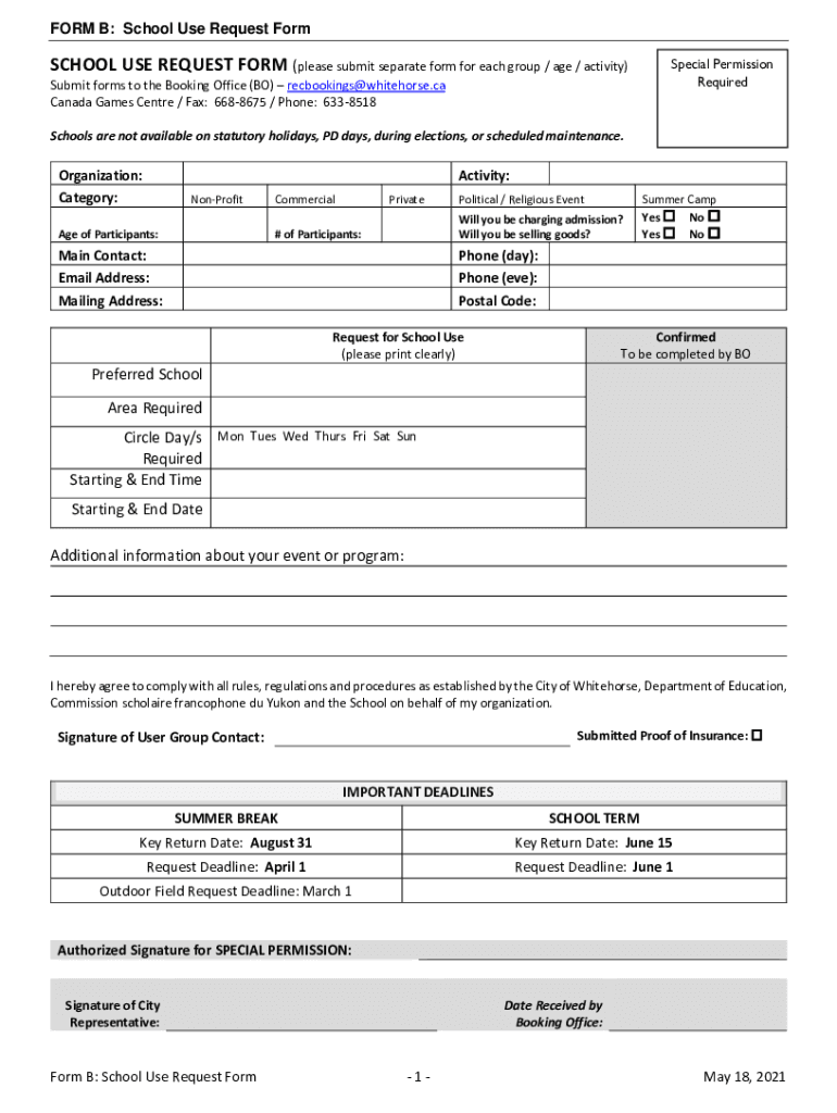 Fillable Online Bus Request Form Template Fax Email Print - pdfFiller
