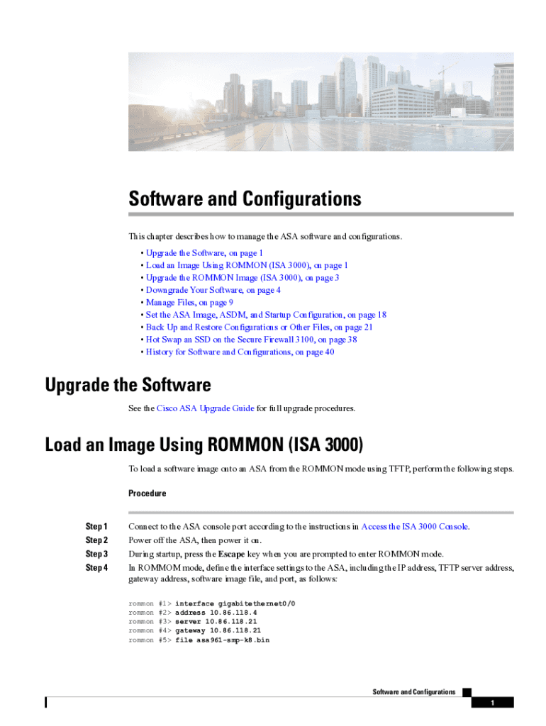 Fillable Online Using the ROMMON to Load New Image on Cisco ASA ... Fax ...