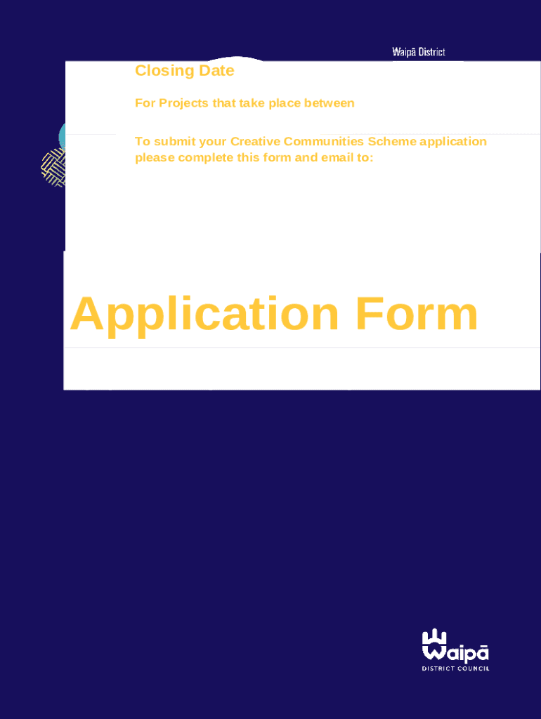 Creative Communities Scheme - Project Completion Report Doc Template | pdfFiller