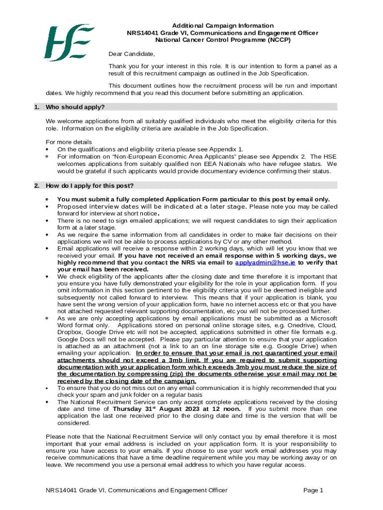 What is an effective national cancer control plan? Doc Template | pdfFiller