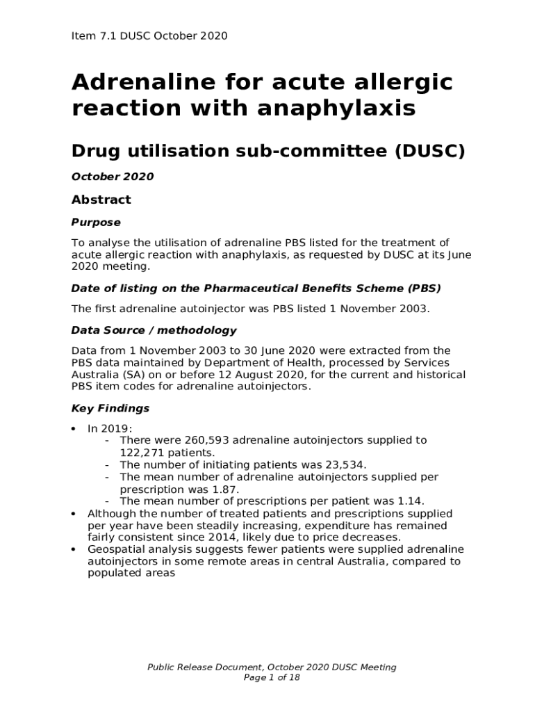 Adrenaline for acute allergic reaction with anaphylaxis ... Doc ...