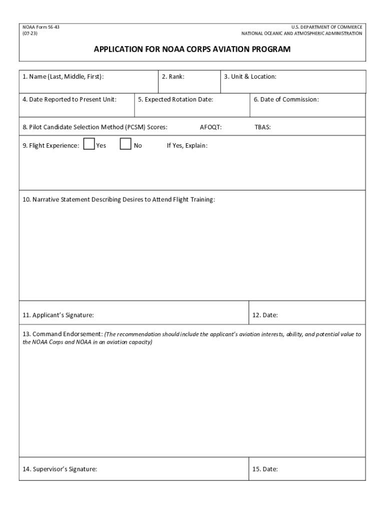 Fillable Online NOAA Form 57 SERIES TEMPLATE Fax Email Print - pdfFiller