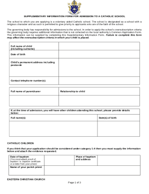 Page 1 of 1 SUPPLEMENTARY INATION ... - bso bradford gov Doc Template ...