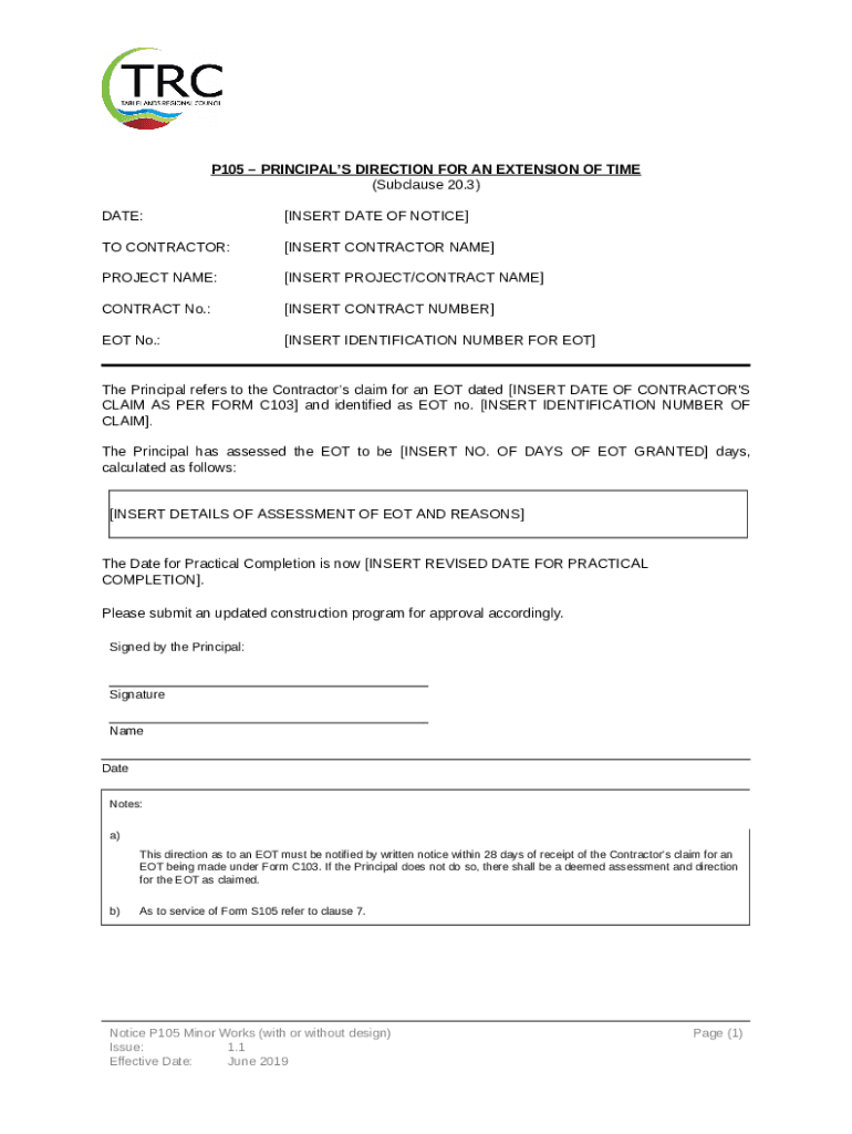 Construction Contract Notice Letters: Samples & Ination Doc Template ...