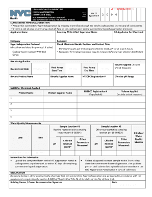 Fillable Online Cooling Towers: Inspection and Disinfection Fax Email ...