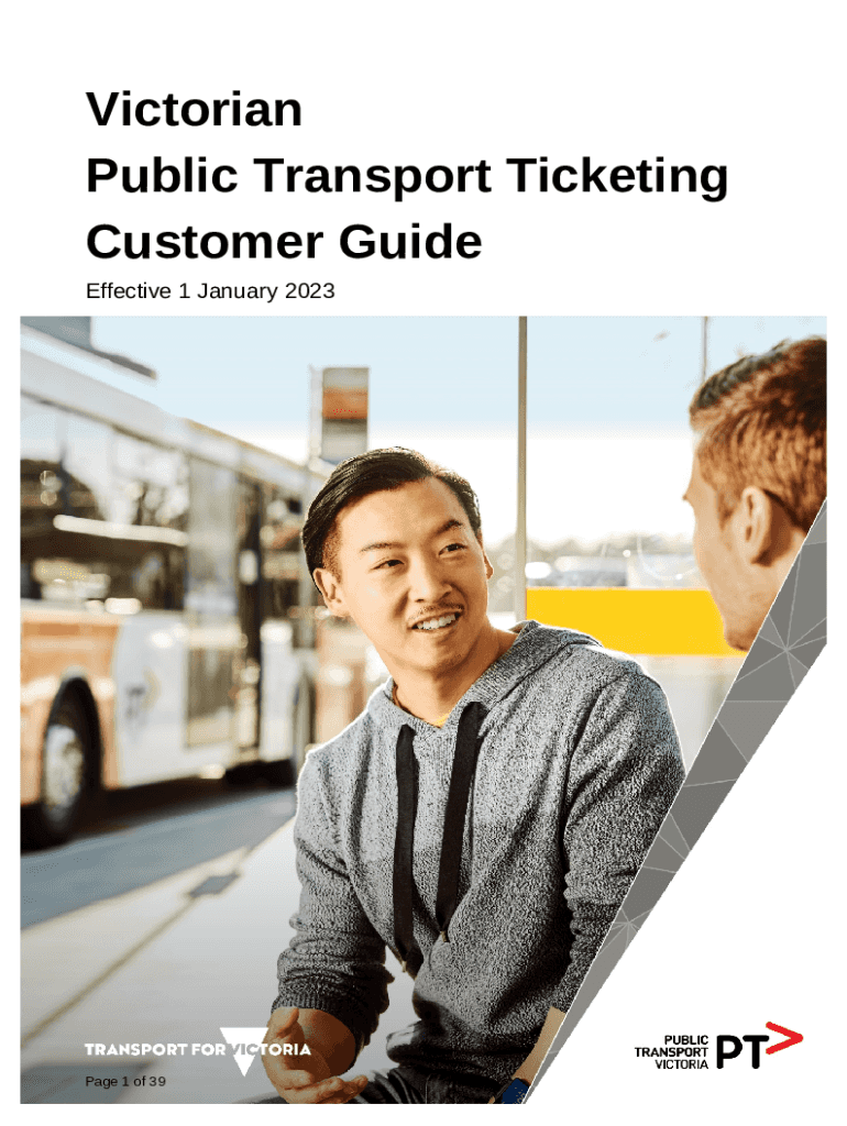 Victorian Public Transport Ticketing Customer Guide Doc Template ...