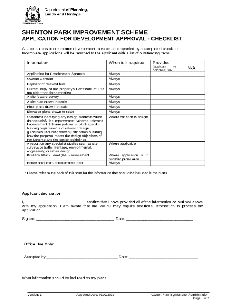 Site Plan Review Application & Checklist Doc Template | pdfFiller