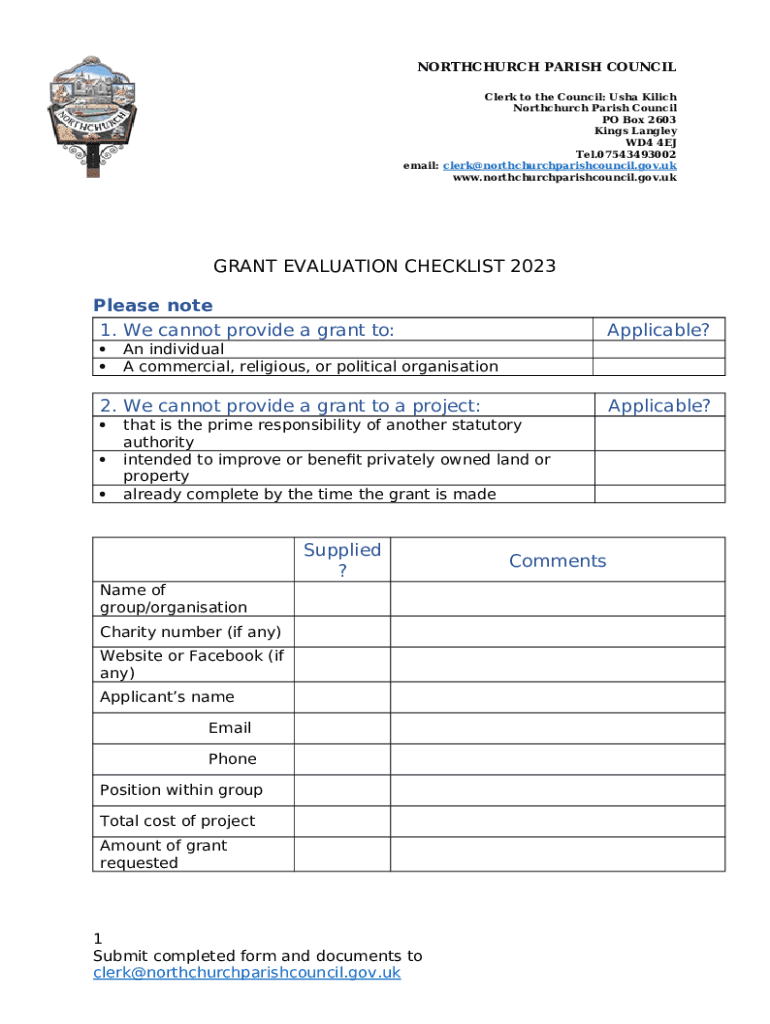 Grant Application Doc Template | pdfFiller