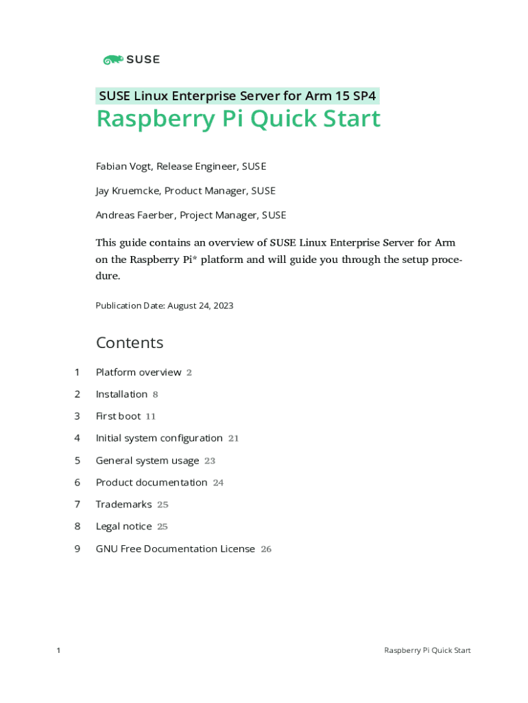 Fillable Online Raspberry Pi Quick Start Fax Email Print - pdfFiller