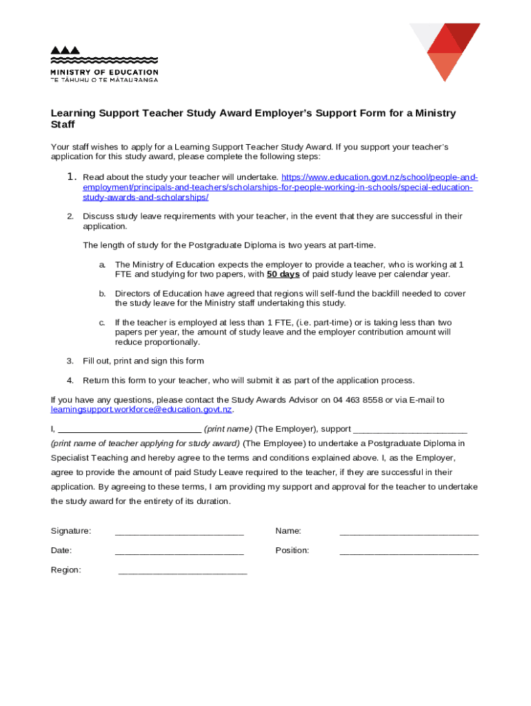 Employer-Support- Doc Template | pdfFiller