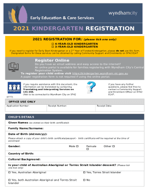 4-YEAR-OLD KINDERGARTEN Doc Template | pdfFiller