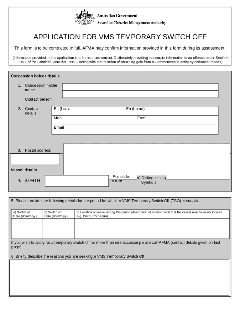 Online web-test afma gov Application for VMS ... Doc Template | pdfFiller