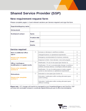 New requirement request Doc Template | pdfFiller