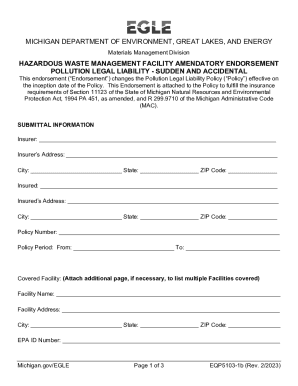 Fillable Online Form EQP5159 Hazardous Waste Transporter Inspection ... Fax Email Print - pdfFiller