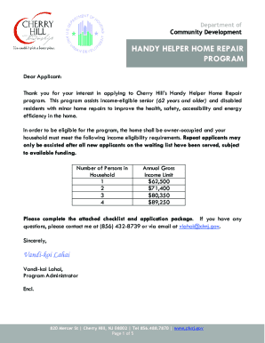 Fillable Online Handy Helpers Request Form Fax Email Print - pdfFiller