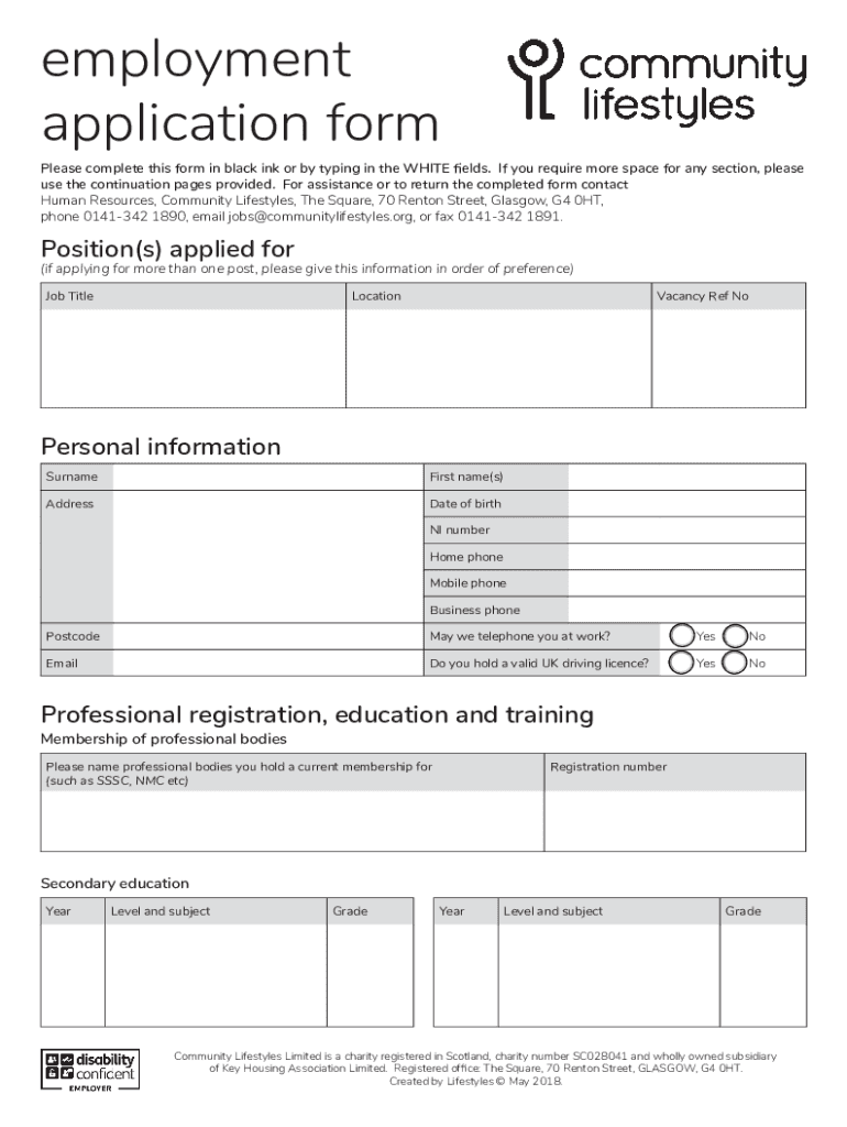 Fillable Online Please complete this form in black ink or by typing in ...