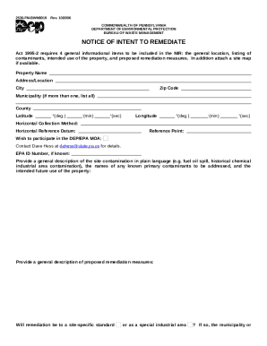 s Checklists and Notifications - PA DEP - files dep state pa Doc Template | pdfFiller