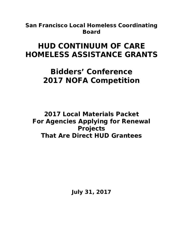 Local Homeless Coordinating Board Doc Template | pdfFiller