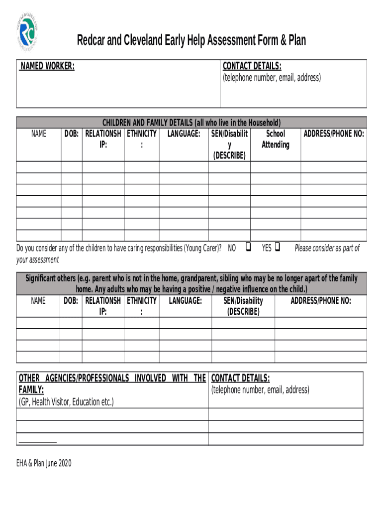 Team around the Family (TAF) Action Plan for Doc Template | pdfFiller