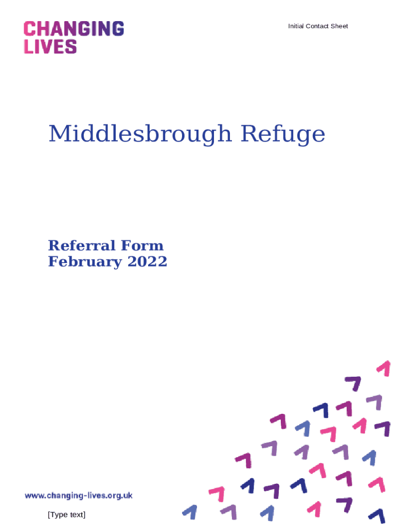 Pre-referral/Referral Doc Template | pdfFiller