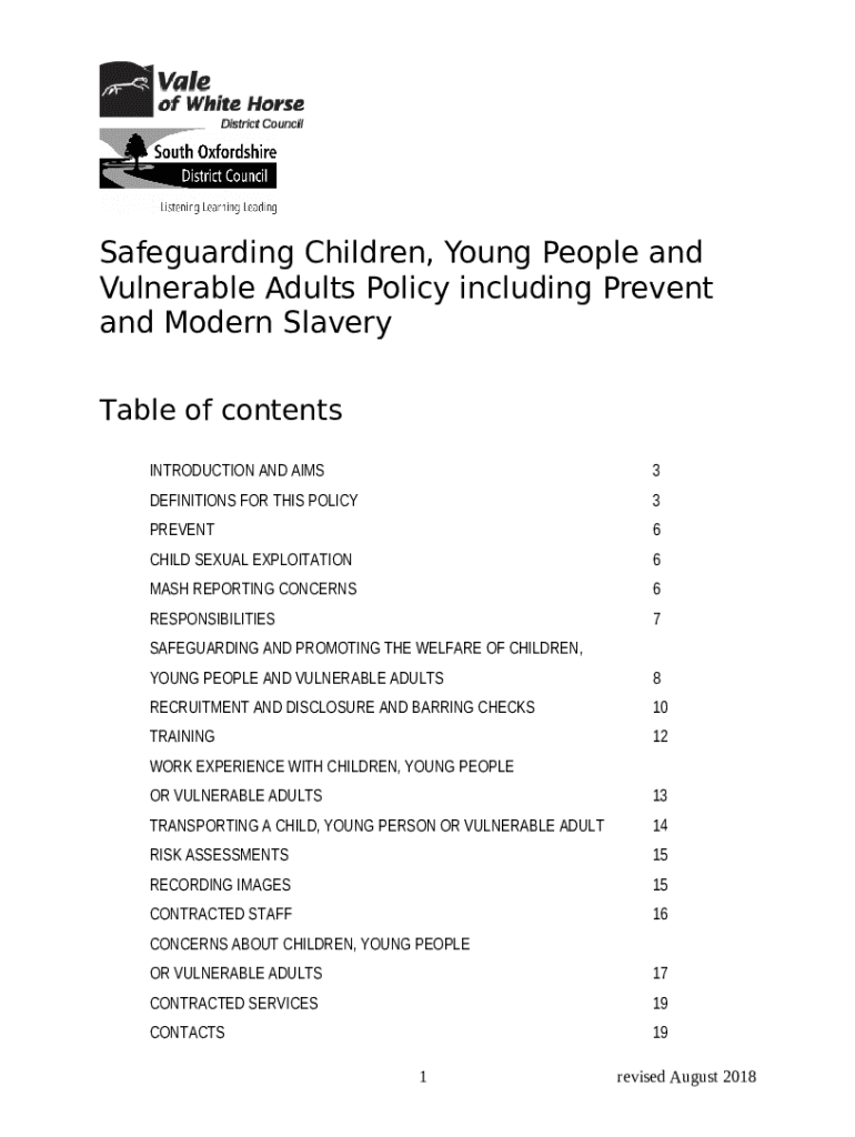 Caritas-Internationalis-Children-and-Vulnerable-Adults ... Doc Template | pdfFiller