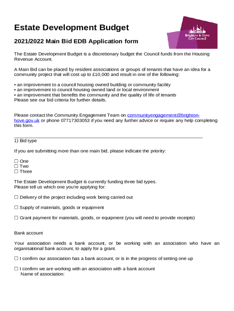 Housing Revenue Account Doc Template | pdfFiller