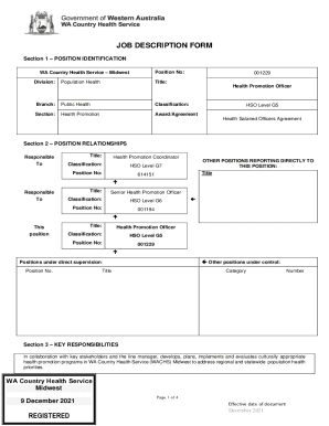 Fillable Online HSO Level G5 Fax Email Print - pdfFiller
