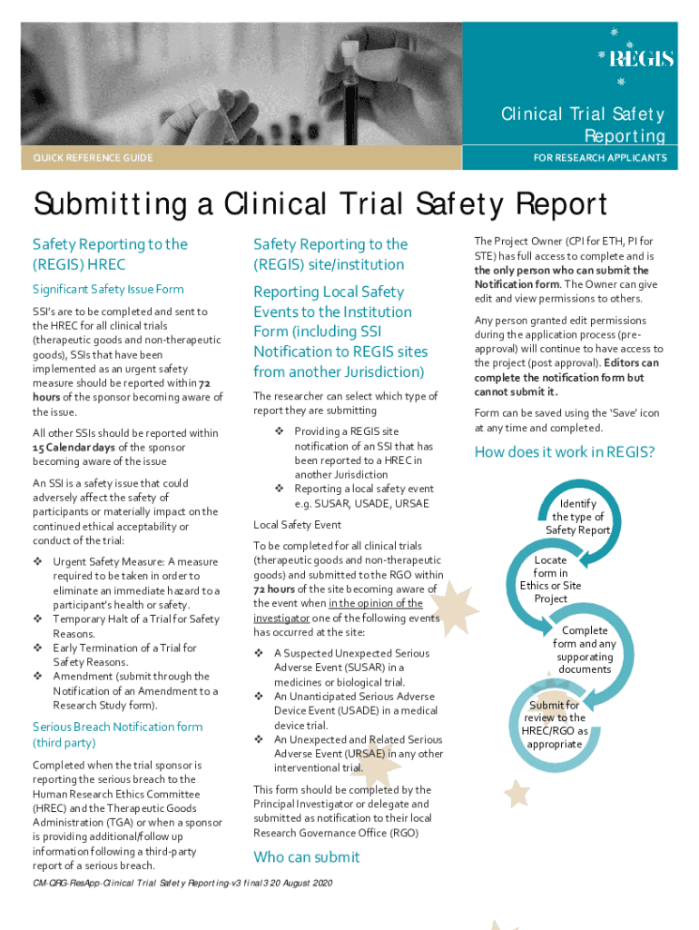 Fillable Online Ethics of Safety Reporting of a Clinical Trial - PMC Fax Email Print - pdfFiller