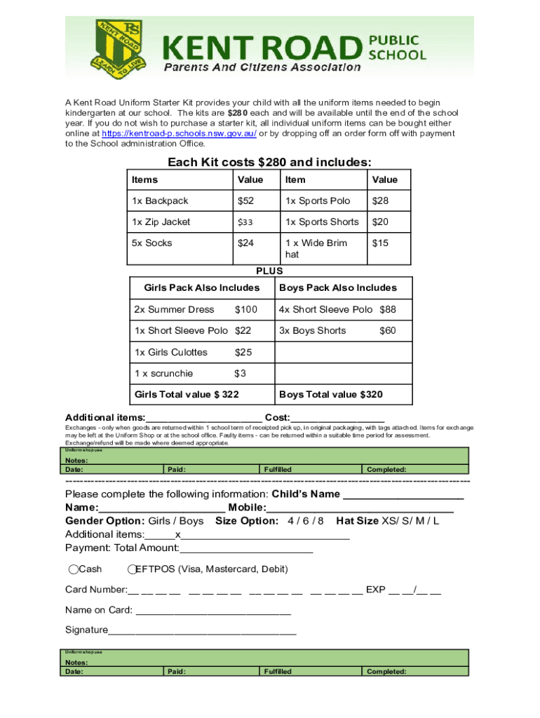 Fillable Online What we offer - Kent Road Public School Fax Email Print ...