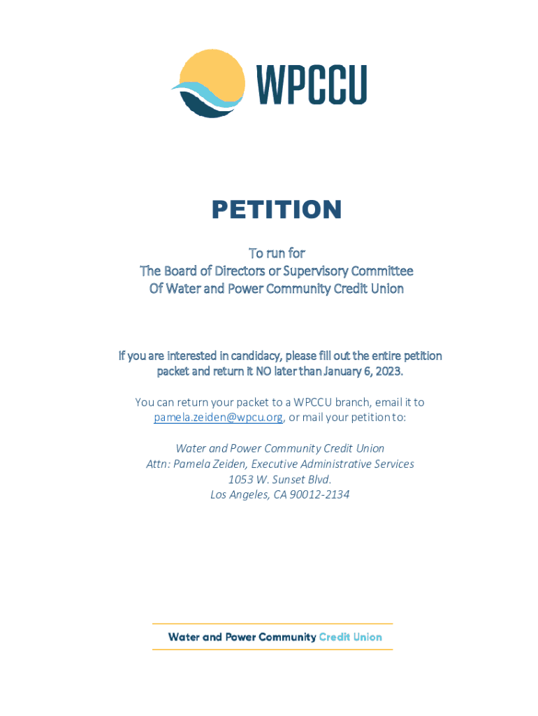 Fillable Online Complete Linked Election Candidate Packet Reduced Fax ...