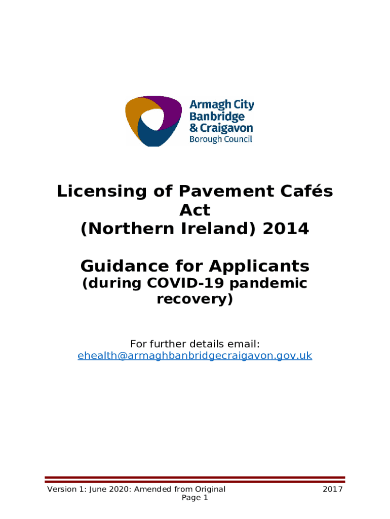 Pavement Caf Licensing Doc Template | pdfFiller