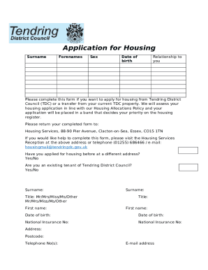 Application to transfer premises licence from Tendring ... Doc Template | pdfFiller