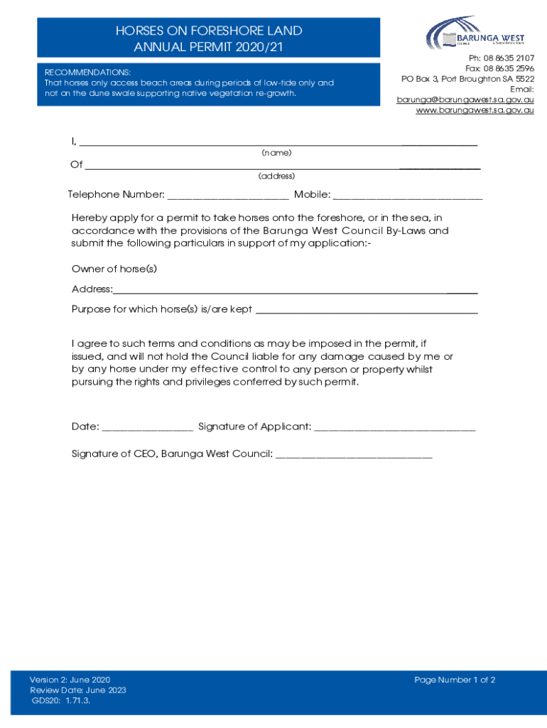 Fillable Online Advice on Riding on beaches and estuaries in England ... Fax Email Print - pdfFiller