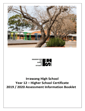 Fillable Online NSW The Higher School Certificate (HSC): Guide for ...