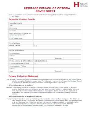 lodgment details - heritagecouncil vic gov Doc Template | pdfFiller