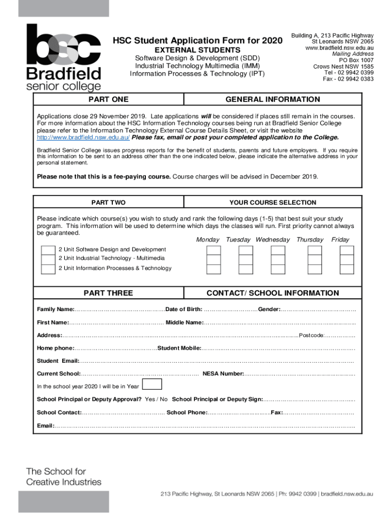 Fillable Online Maharashtra HSC Registration Form 2024: Important Dates ...