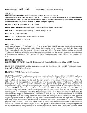 Fillable Online to request a Major Modification to zoning conditions ...