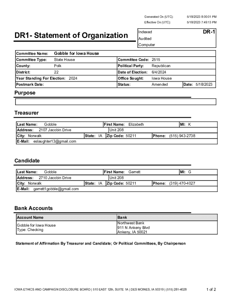 Fillable Online Generated On (UTC): Fax Email Print - pdfFiller