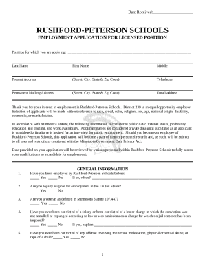 Employment - Current Job Openings Doc Template | pdfFiller