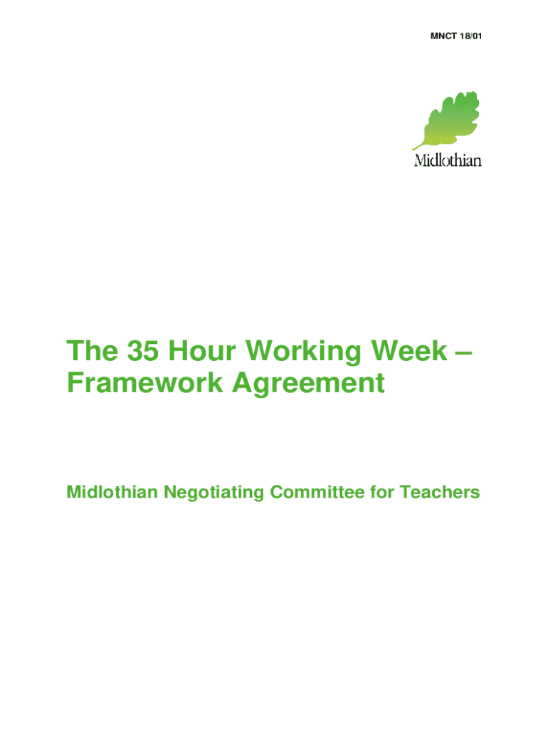 Fillable Online The 35 Hour Working Week Fax Email Print - pdfFiller