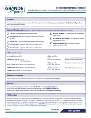 Fillable Online Residential Lot Inspection Procedures Fax Email Print ...